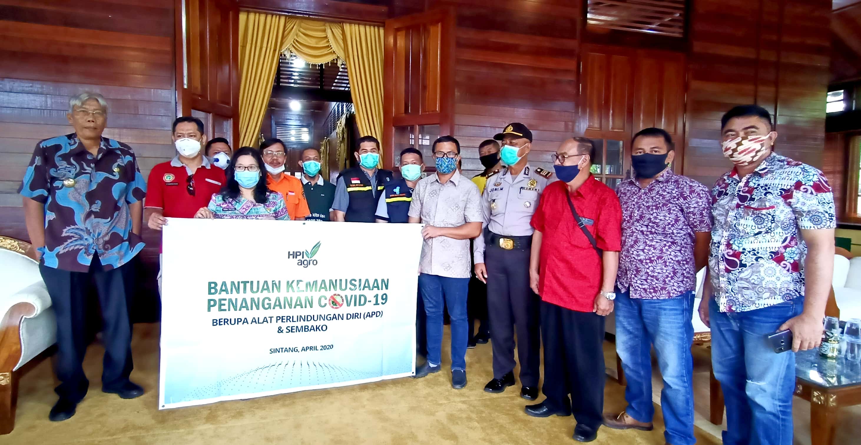 HPI Agro Salurkan Bantuan Kemanusiaan Penanganan Covid - 19 di Sintang ...